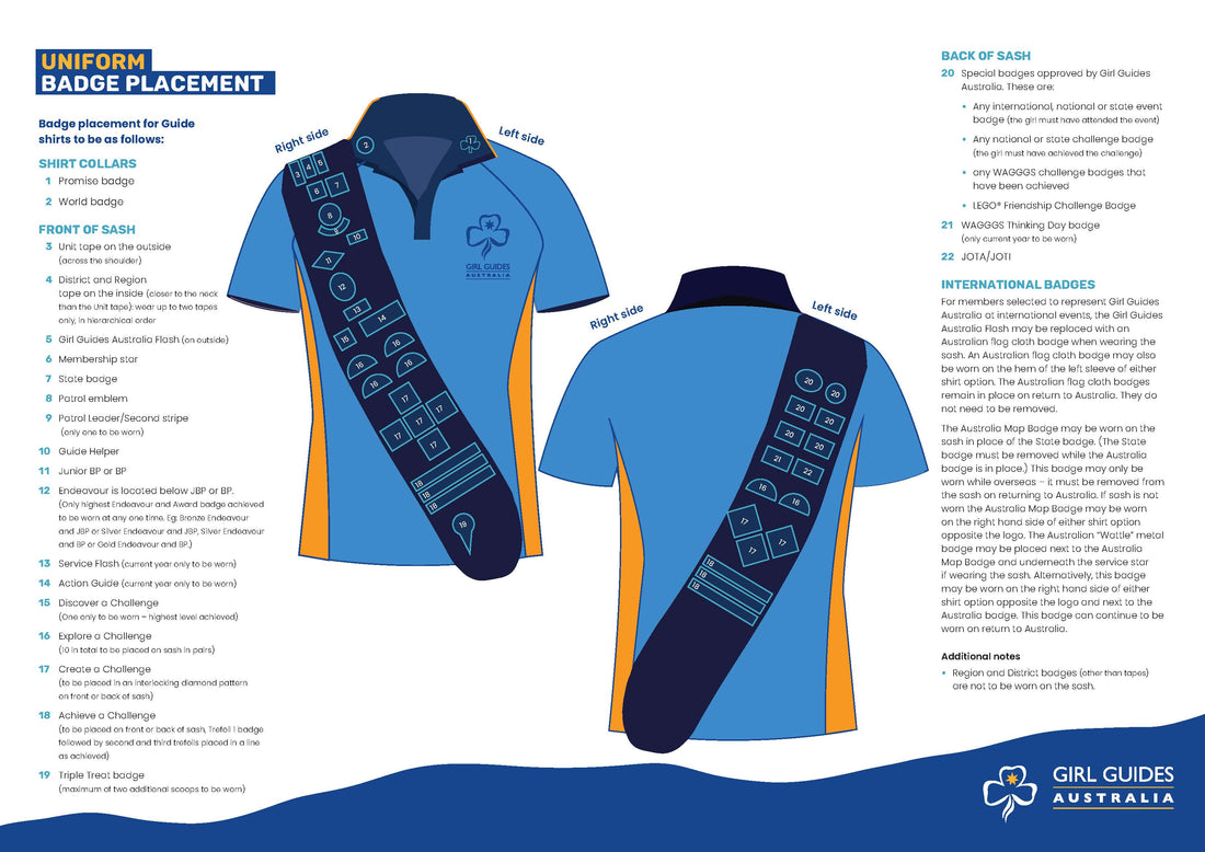 Sash – Girl Guides SA